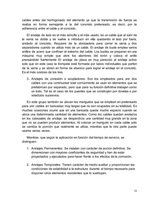 Trabajo sistema de anclaje | DOCX