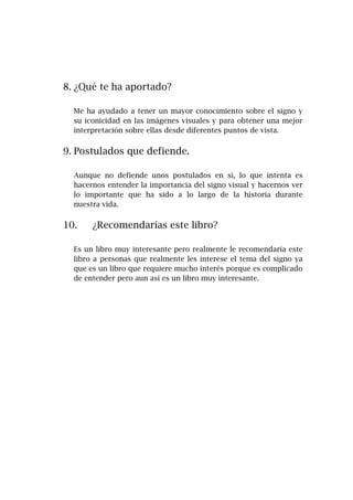 Trabajo sobre un libro | PDF