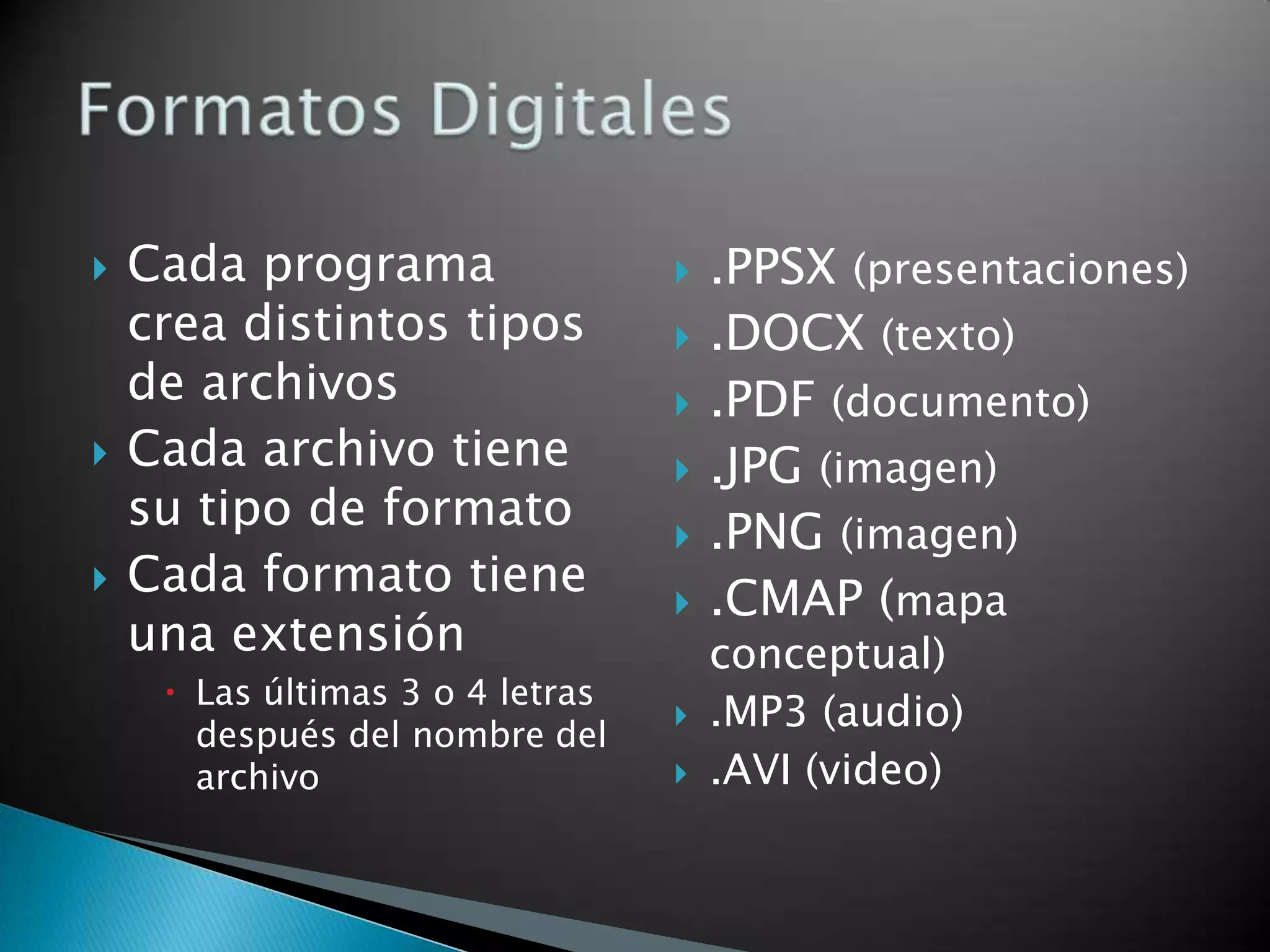 Trabajos Prácticos en Formatos Digitales | PPSX