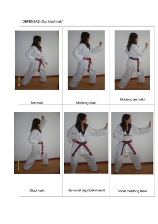 Trabajo tecnicas taekwondo | PDF