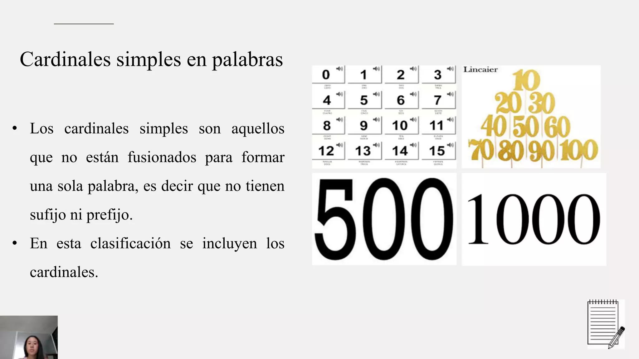 Números Cardinales en palabras | PPTX | Education