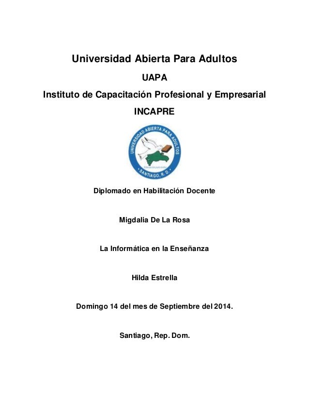 Trabajo uapa Trabajo uapa