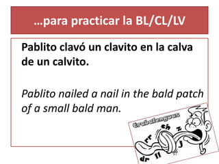 Tongue twisters in Spanish | PPTX