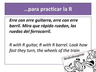 Tongue twisters in Spanish | PPTX