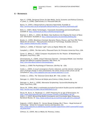 New Media, Convergence and TV Storytelling Formulas (From classical ...