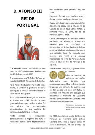 Trabalho Cidadania acerca do Rei D. Afonso III A3.docx
