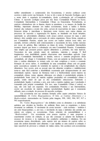 Trabalho de atividade prática montagem de um ecossistema sustentável ...