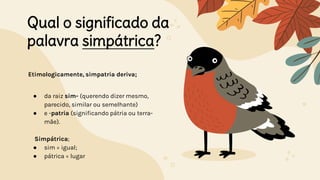 Trabalho de biologia - especiação simpatrica | PPTX