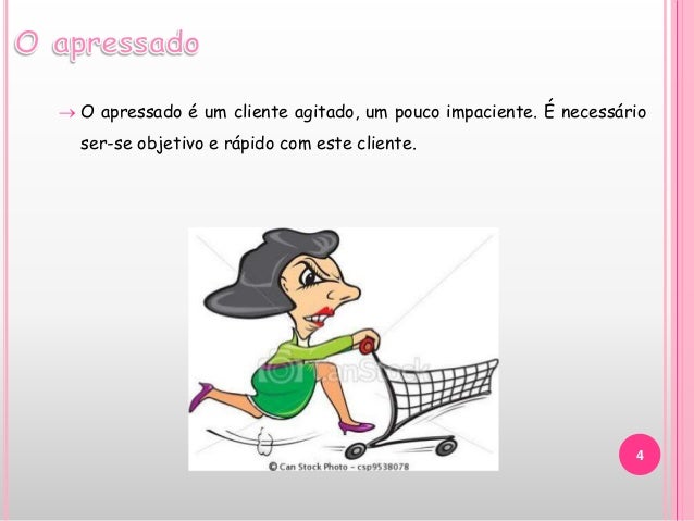 Trabalho de comercio tipos de clientes