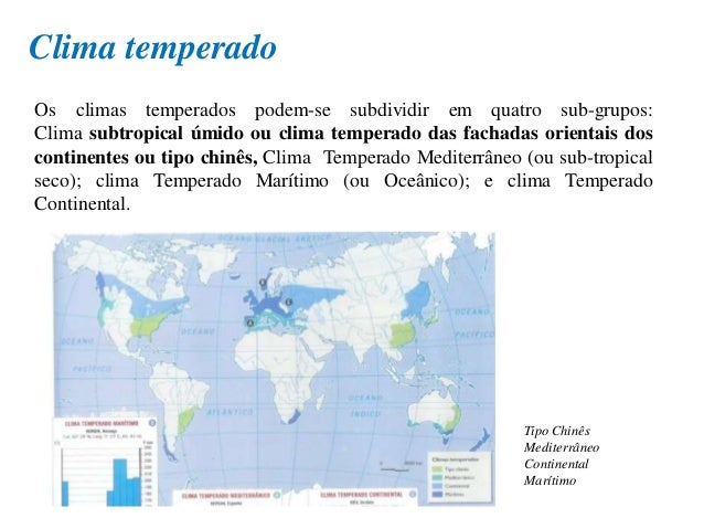 Trabalho de geografia clima temperado 1º ano
