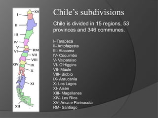 Trabalho de Ingles - Slides - Chile | PPT