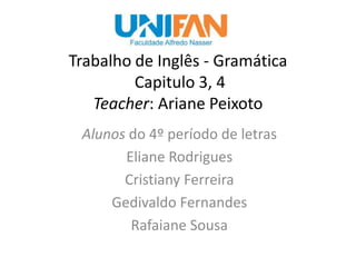 Trabalho de inglês | PPTX