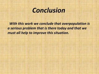 overpopulation | PPT