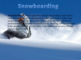 Snowboarding | PPTX