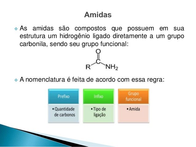 Aminas, Amida e Nitrocompostsos