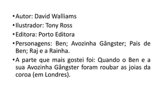 Trabalho do 6ºD Nº23 - A Avozinha Gângster.pptx