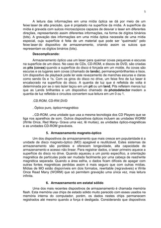 Unidades de armazenamento | DOCX