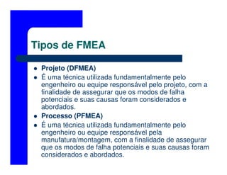 Trabalho fmea final | PDF