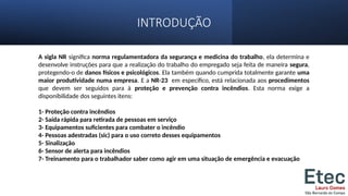Trabalho NR-23 PROTEÇÃO CONTRA INCÊNDIOS | PPTX