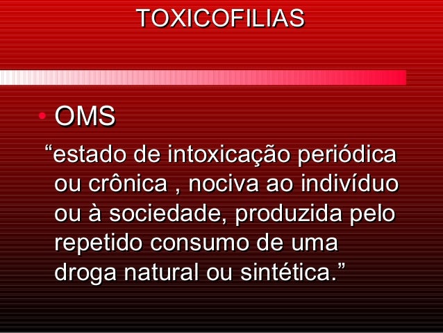 Toxicomania