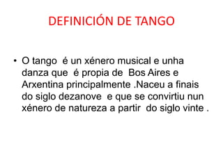 Traballo tango rocío pérez | PPTX