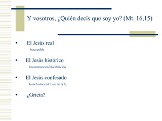 El jesús histórico | PPT