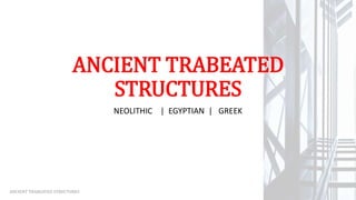 Trabeated structures | PPTX