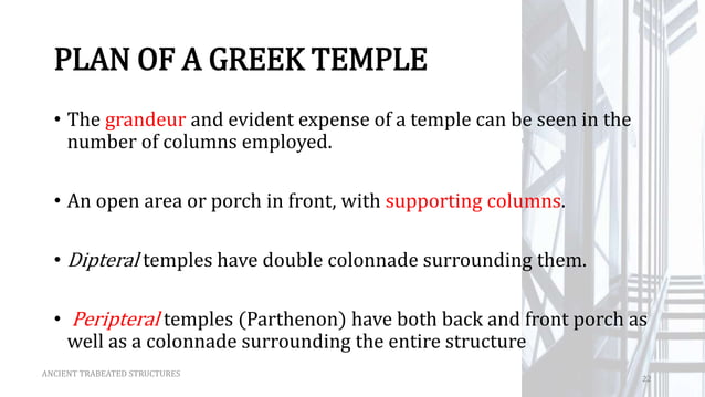 Trabeated structures | PPTX | Geology | Science