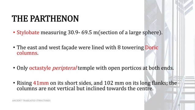 Trabeated structures | PPTX | Geology | Science