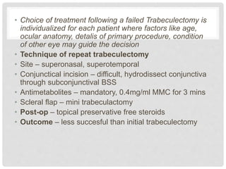 Trabeculectomy | PPTX