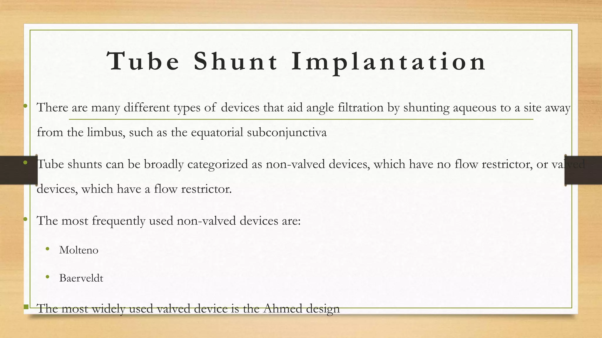 Trabeculectomy surgical procedure | PPTX