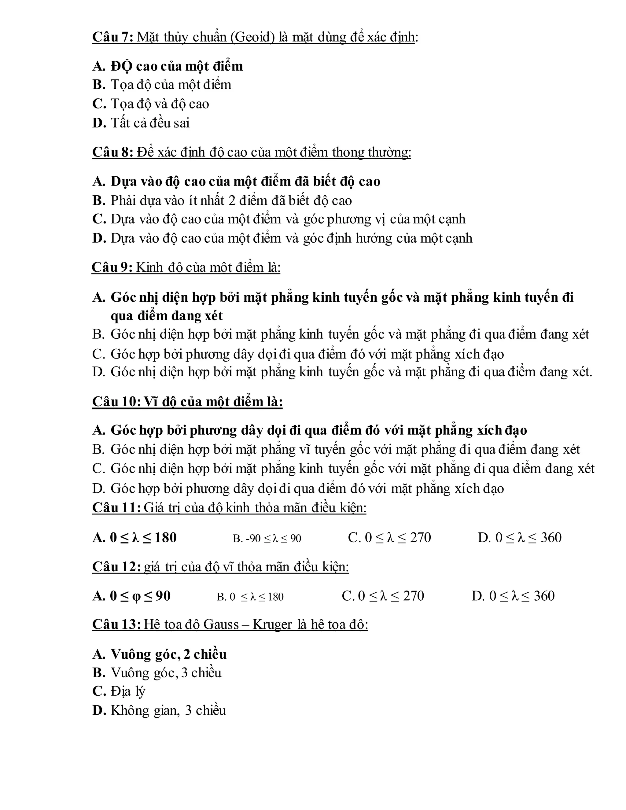 Trac nghiem-trac-dia-dai-cuong-tu-az- | DOCX