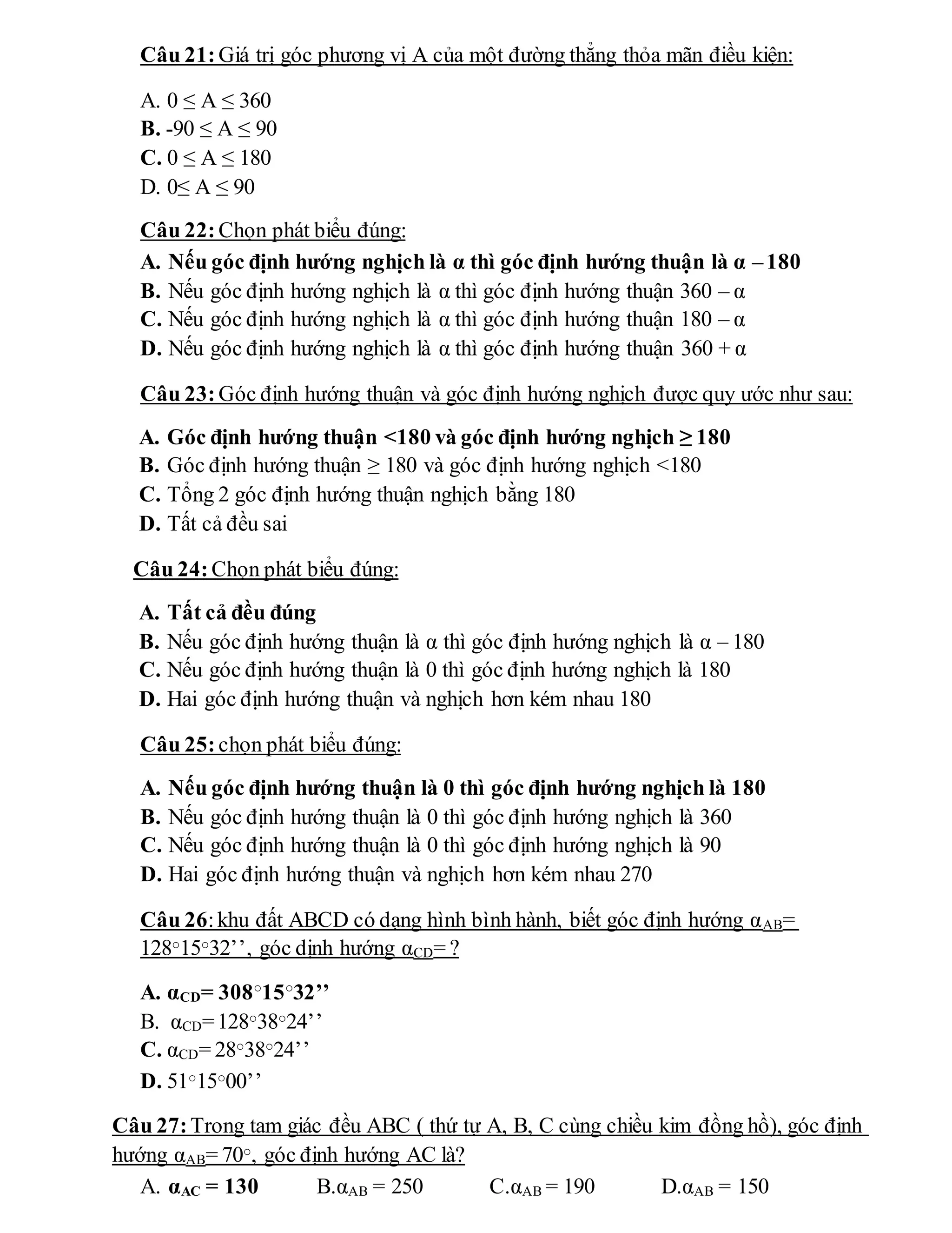 Trac nghiem-trac-dia-dai-cuong-tu-az- | DOCX