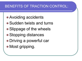 TRACTION CONTROL SYSTEM | PPTX
