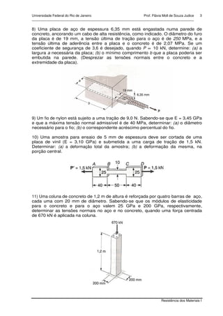 Tracao, compressao e cisalhamento | PDF
