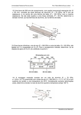 Tracao, compressao e cisalhamento | PDF