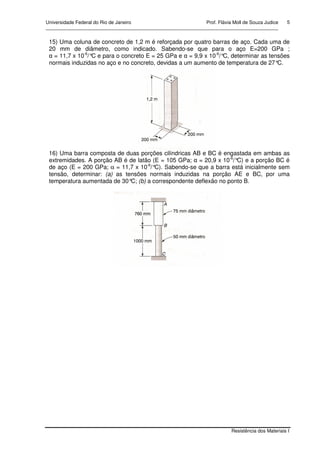 Tracao, compressao e cisalhamento | PDF