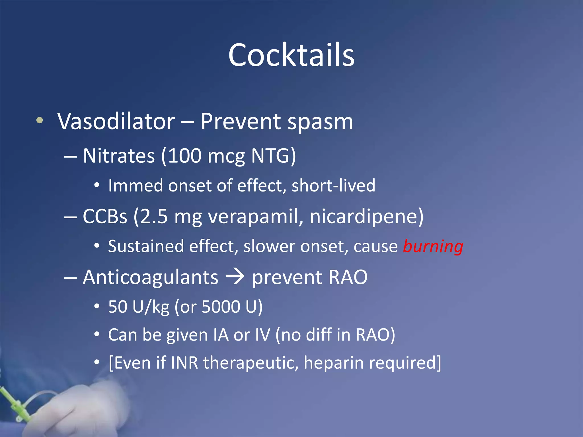 Transradial access and challenges edited 10 5-15 | PPTX | Medical Health