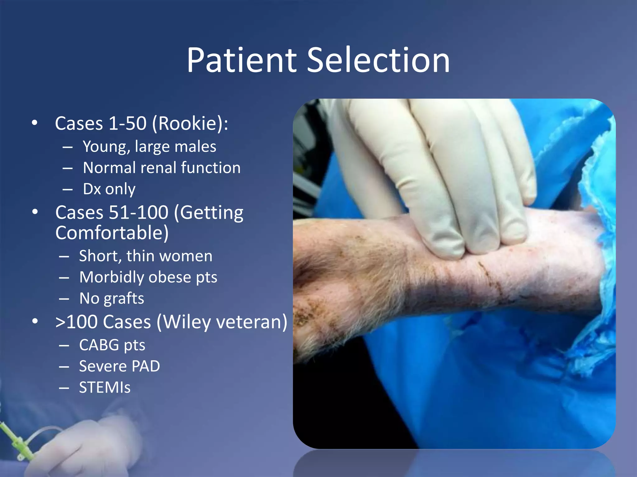 Transradial access and challenges edited 10 5-15 | PPTX | Medical Health