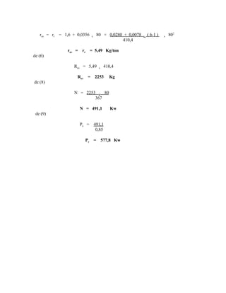 Traccion formula davis | PDF
