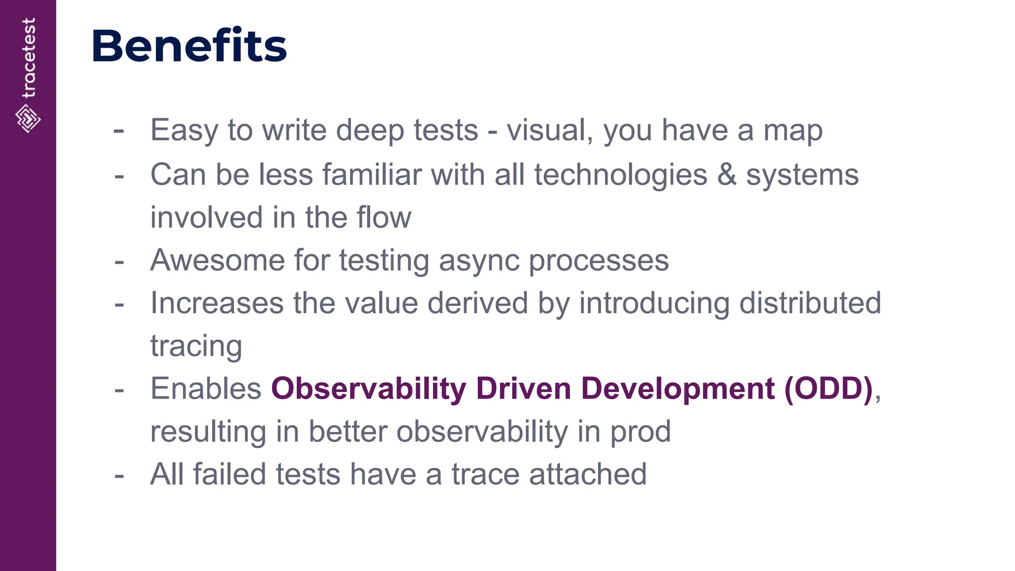 Trace Based Testing With Tracetest Ppt