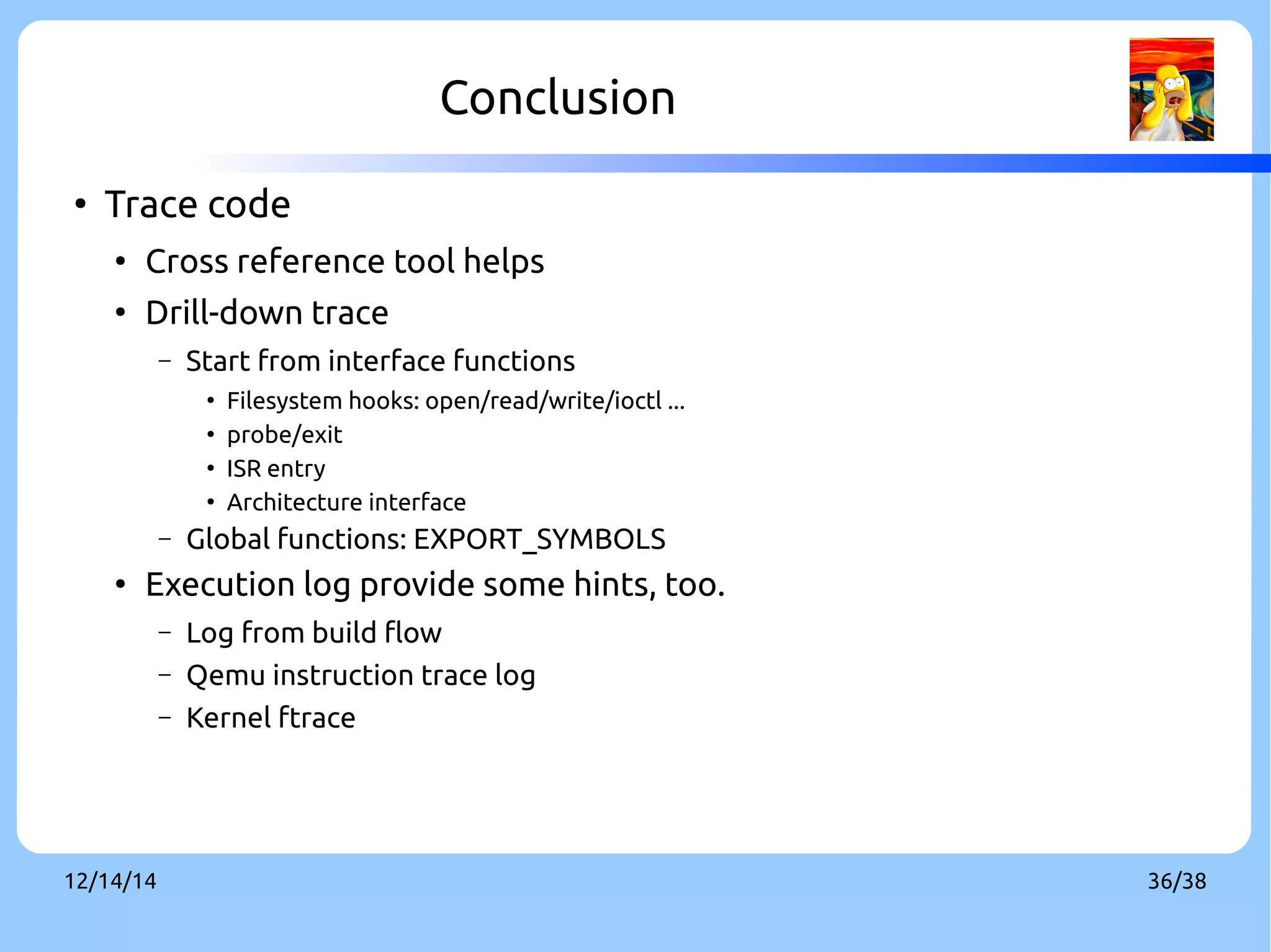 Trace kernel code tips | PDF
