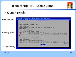 Trace kernel code tips | PDF