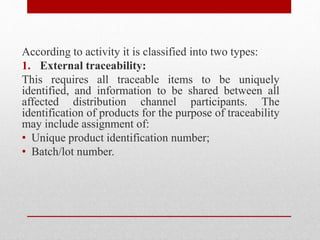 Traceability | PPTX