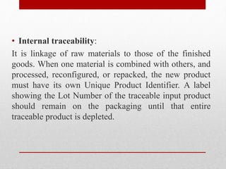 Traceability | PPTX