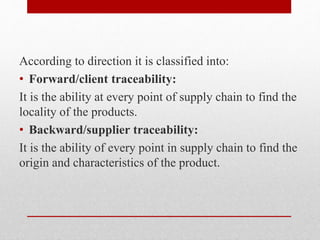 Traceability | PPTX