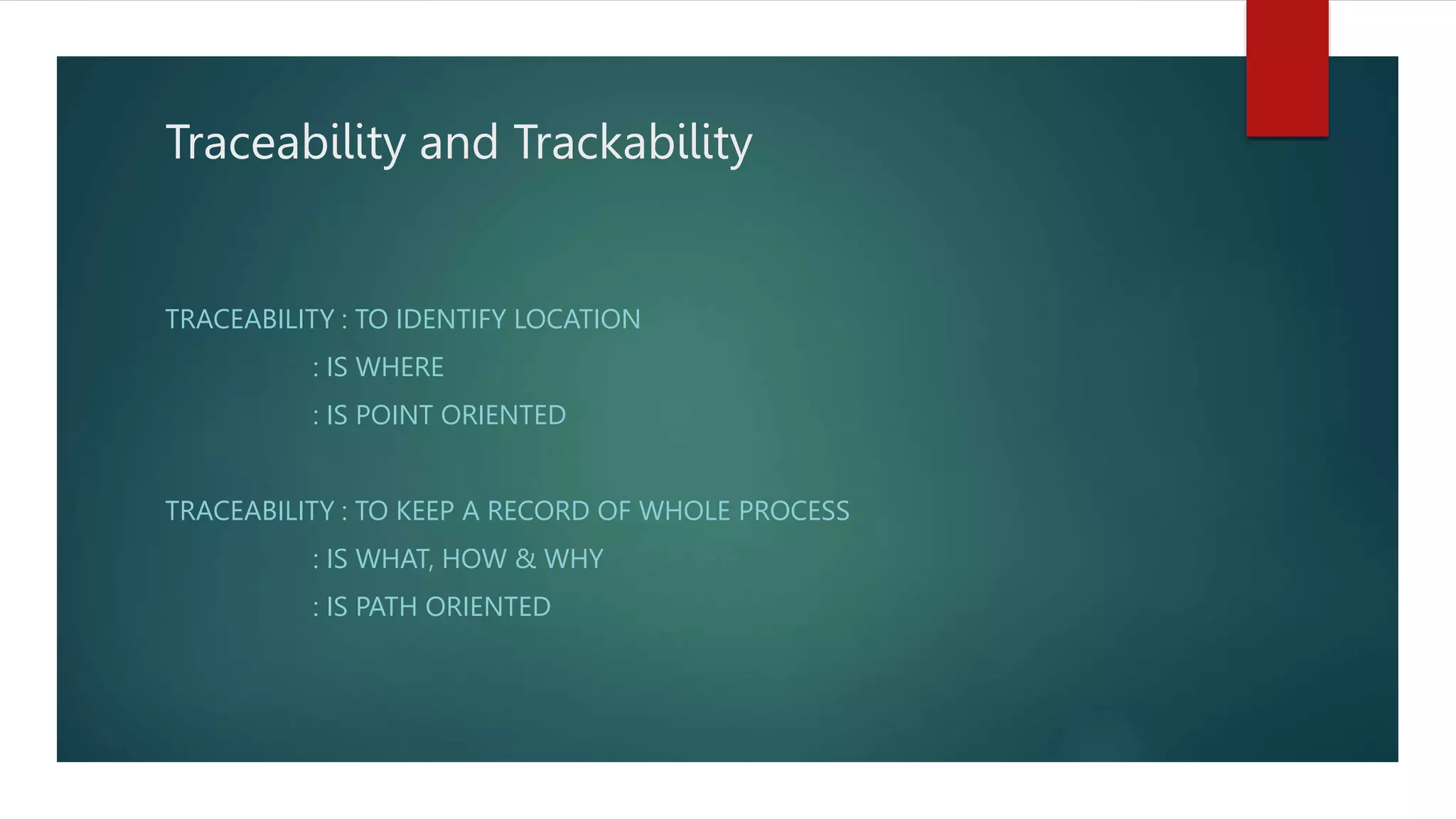 Traceability and trackability and recalls.pptx