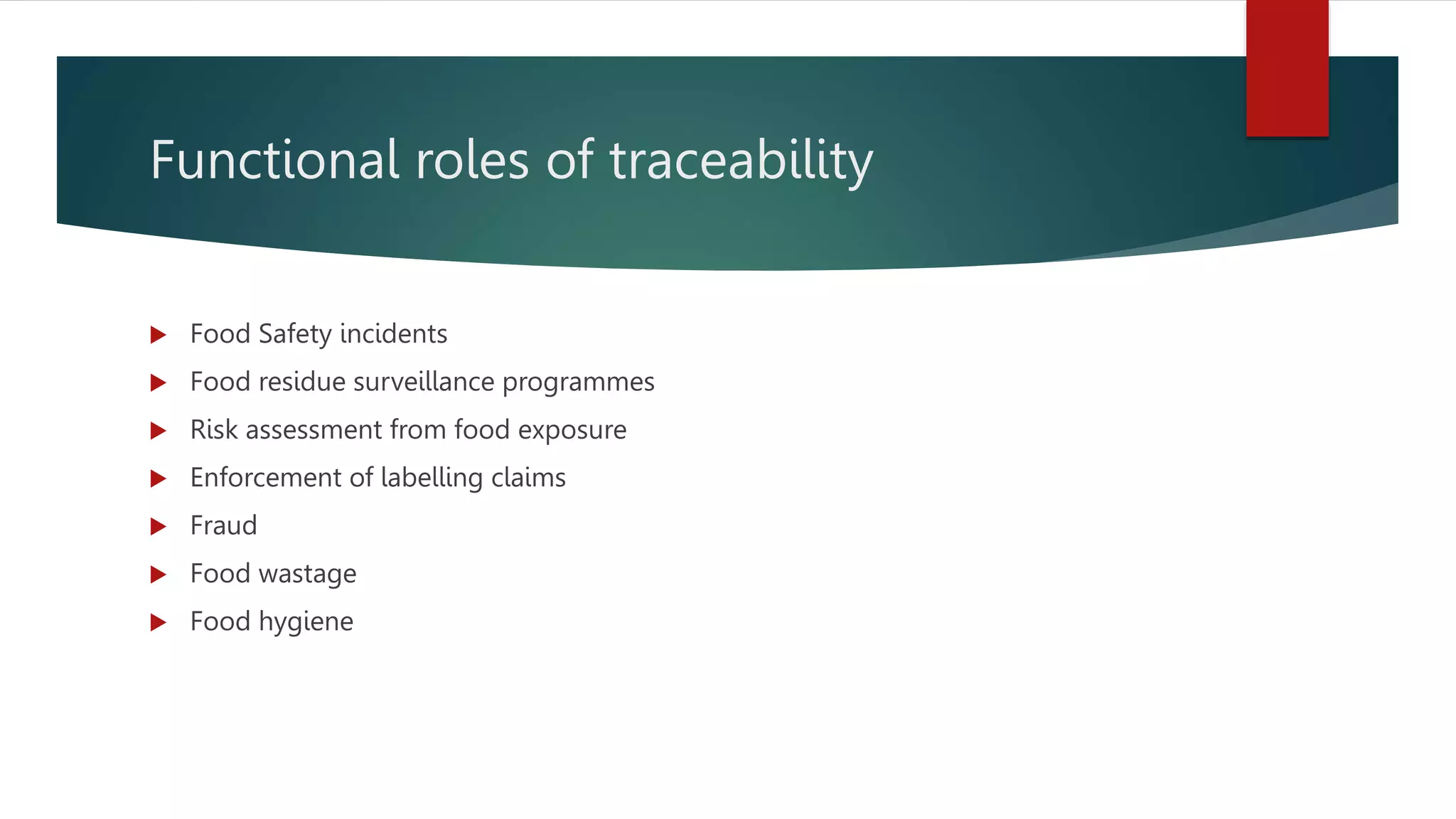 Traceability and trackability and recalls.pptx