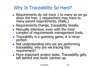 Requirements and Traceability With Pictures | PPT | Computing ...