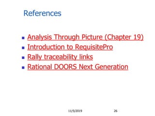 Requirements and Traceability With Pictures | PPT